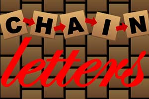 ⭐ CHAIN LETTERS - free WORD game online on WordGames.club!