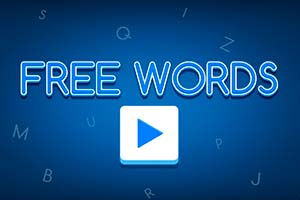 ⭐ FREE WORDS - free WORD game online on WordGames.club!
