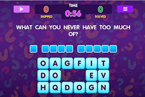 ⭐ JUMBLE CLASSIC - free WORD game online on WordGames.club!