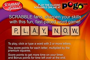 ⭐ SCRABBLE SPRINT - free WORD game online on WordGames.club!