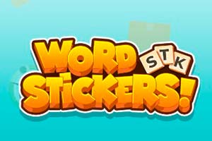 ⭐ WORD STICKERS - free WORD game online on WordGames.club!